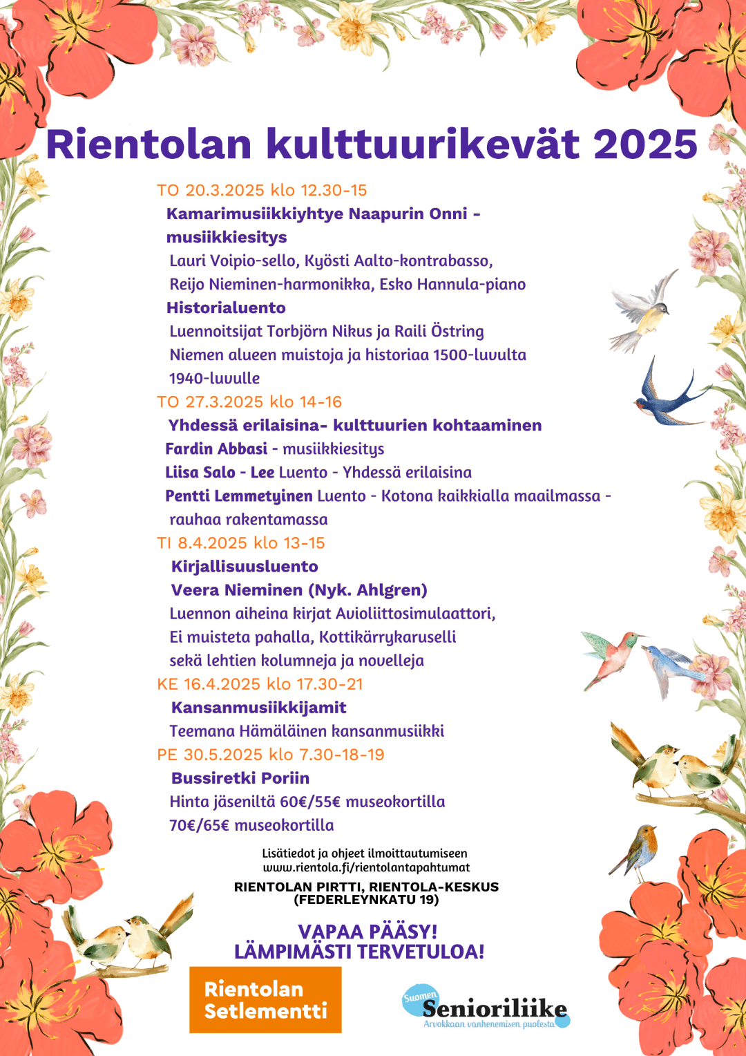 Ajankohtaista Rientolassa - Rientolan Setlementti ry